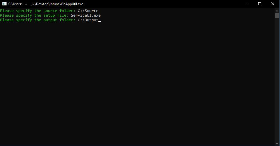 Using ServiceUI.exe to display installations to end users – Intune SW deployment